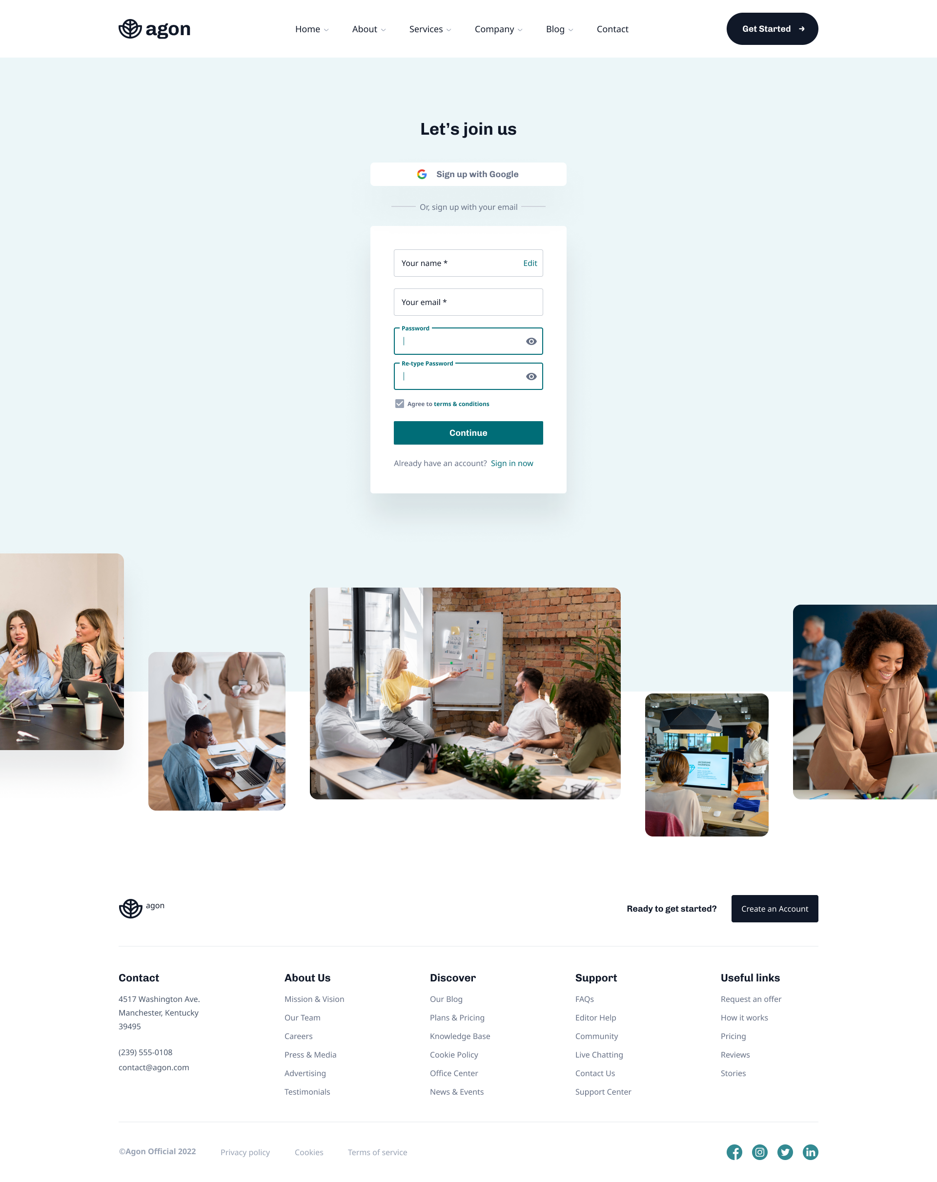 Agon - Multipurpose Agency Figma Template by alithemes | ThemeForest